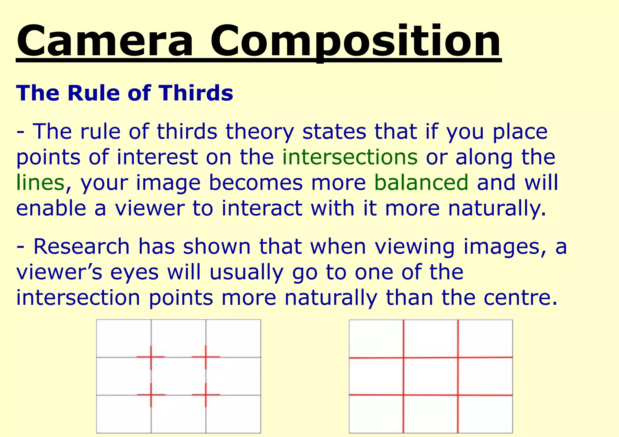Camerawork Presentation