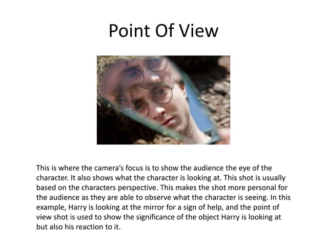 Camera work shot reference | PPTX