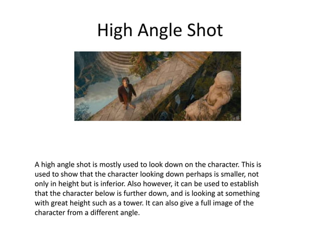 Camera work shot reference | PPTX