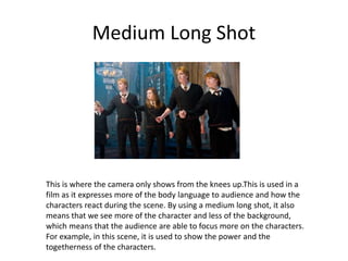 Camera work shot reference | PPTX | Video Production | Content Production