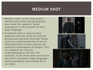 Camera work & shot types | PPT