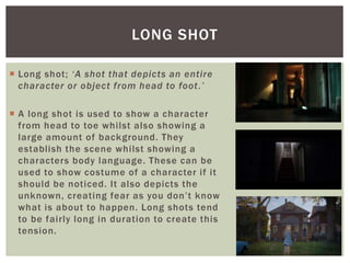 Camera work & shot types | PPT