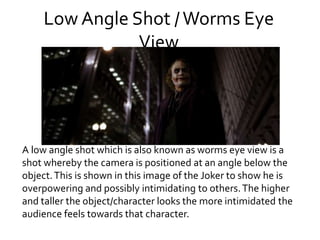 Link to camera angles guide | PPT