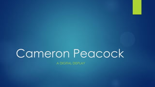 Cameron | PPT | Free Download