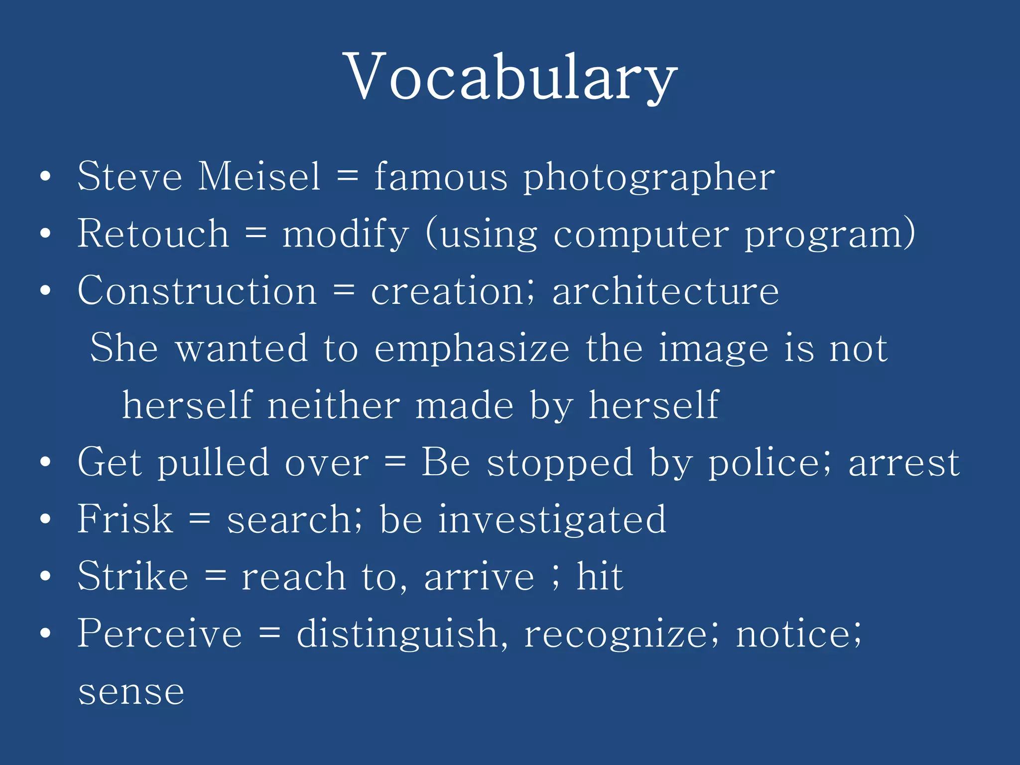 Cameron russell looks aren't everything | PPT