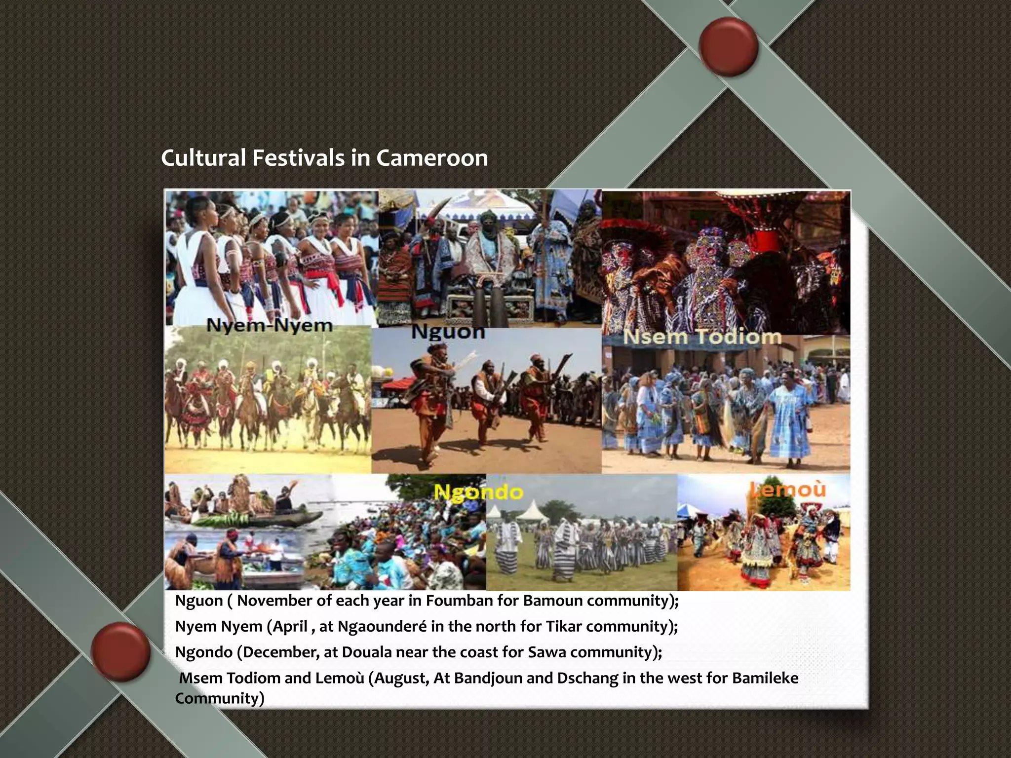 Cameroon cultural legacy | PPTX