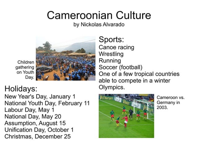 Cameroon culture | PPT