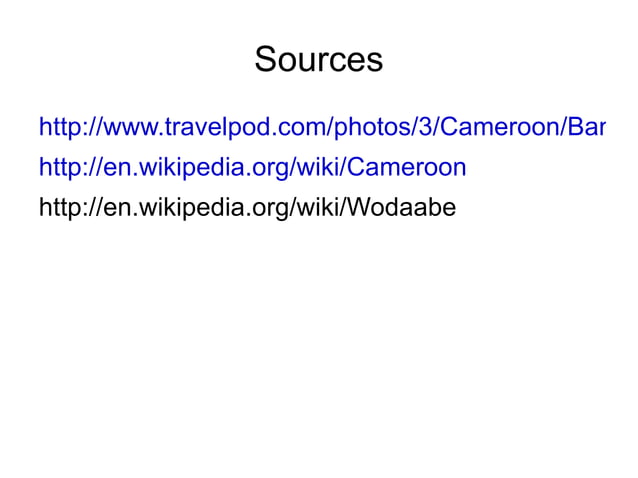 Cameroon culture | PPT