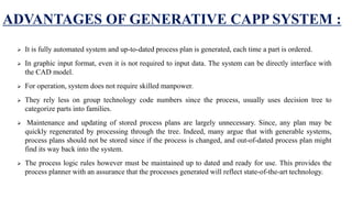 COMPUTER AIDED PROCESS PLANNING (CAPP) | PPTX