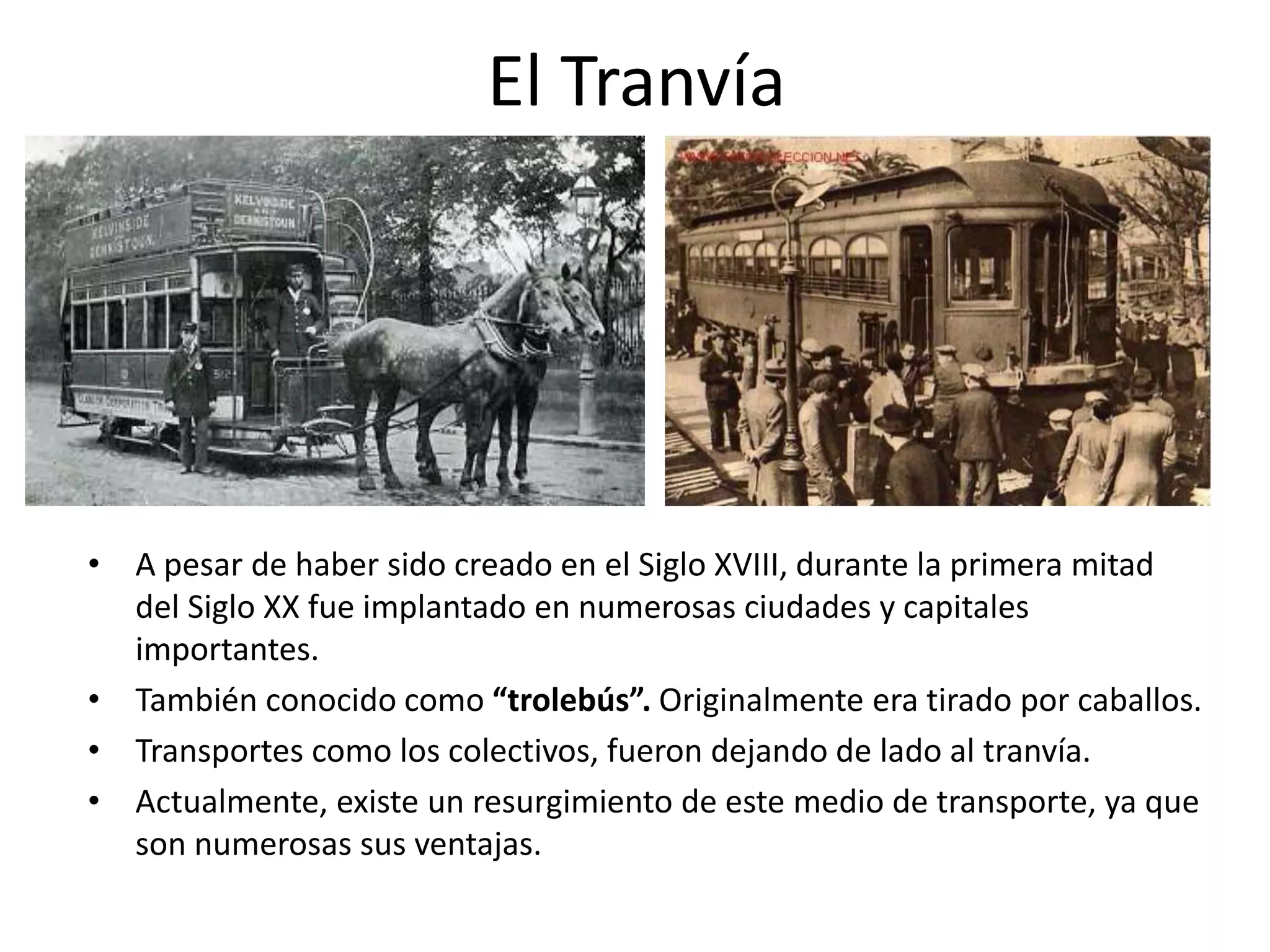 Camila murphy el transporte en el siglo xx | PPTX