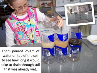 Soil Texture and Water Flow Experiment | PDF