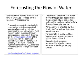 Soil Texture and Water Flow Experiment | PDF