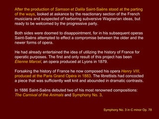 Camille Saint Saëns Biography | PPS