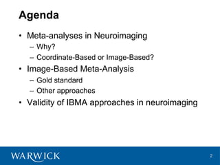 IBMA: An SPM toolbox for Neuroimaging Image-Based Meta-Analysis | PDF