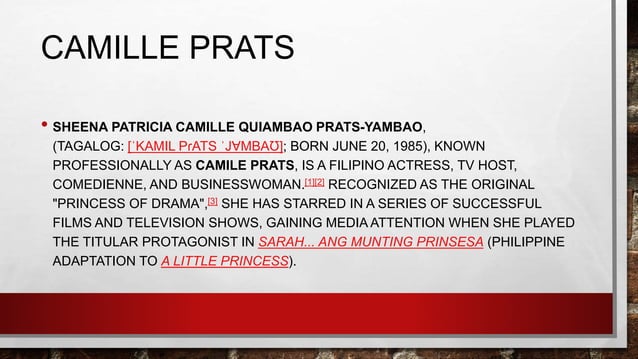 Camille Prats Biography, Early Life, Career, Filmography.pptx ...