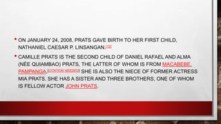 Camille Prats Biography, Early Life, Career, Filmography.pptx