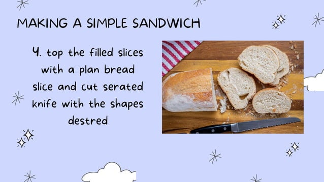 Guidelines in Preparing Sandwich Grade 9 | PPTX