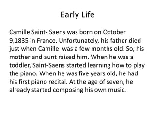 Camille saint saens | PPTX