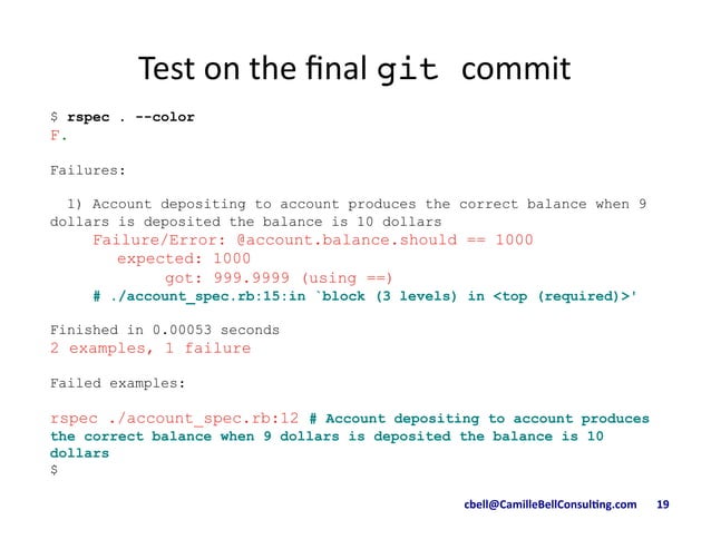 Automate Debugging With Git Bisect Ppt