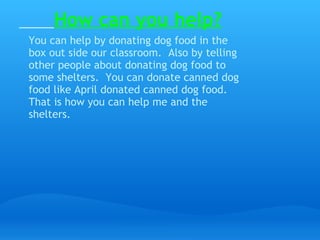 Humane Society-Example | PPT