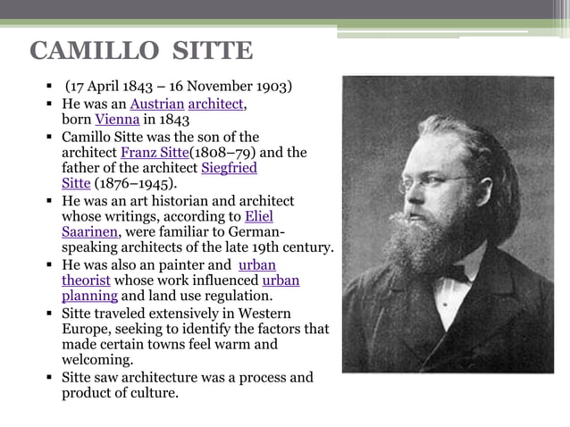Camillo sitte - Urban designer | PDF | Europe Travel | Travel Locations