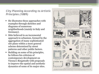 Camillo sitte - Urban designer | PDF