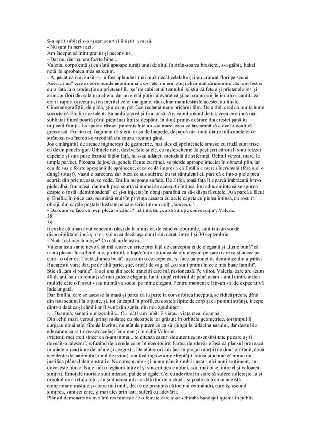 Camil Petrescu Patul Lui Procust | DOC