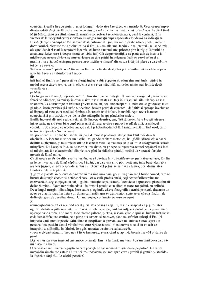 Camil Petrescu Patul Lui Procust | DOC