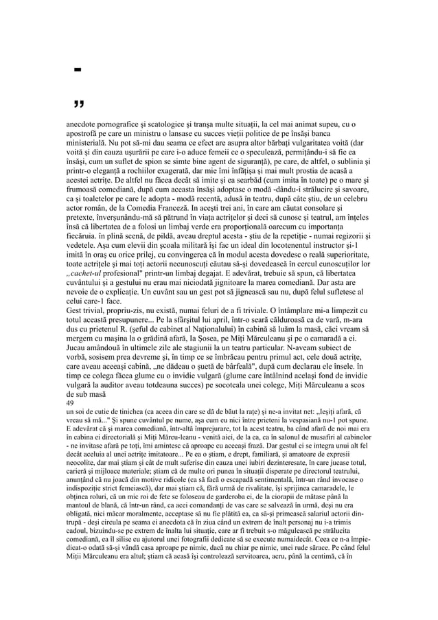 Camil petrescu patul lui procust | DOC