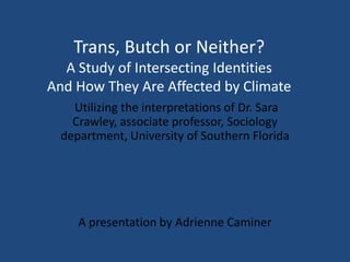 Trans, Butch, or Neither? | PPT