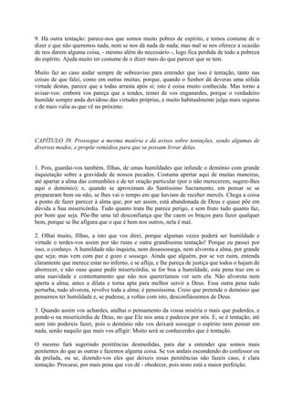 Caminho de Perfeição - Santa Teresa Dávila | PDF
