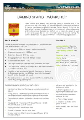 Learn Spanish on the Camino | PDF