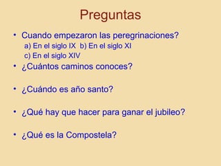 Camino de santiago | PPT