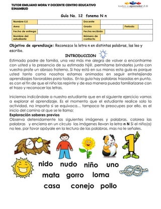 Camino letrado grado primero t_ g_d_n | PDF