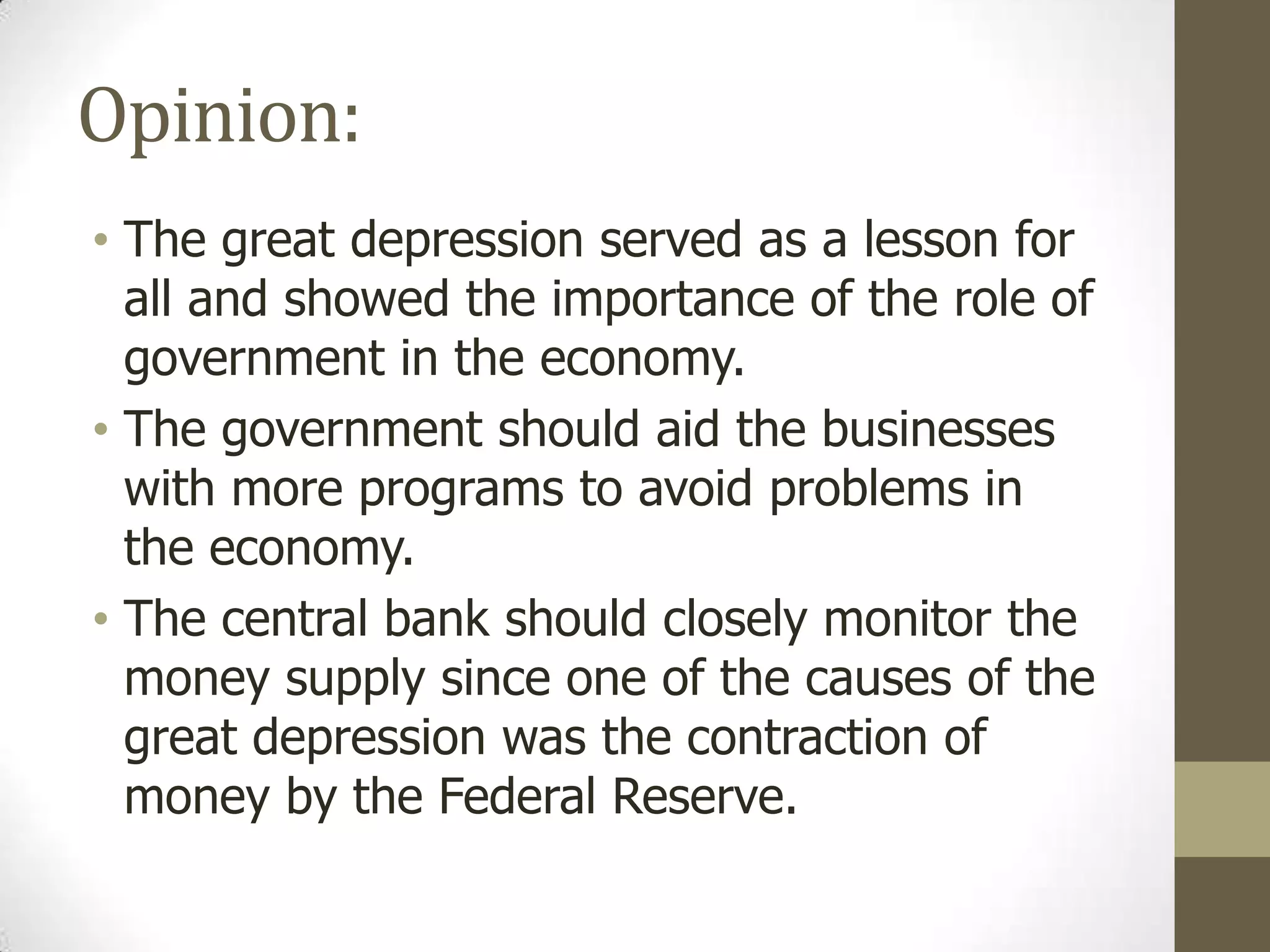The great depression | PPTX