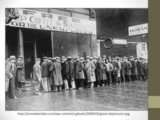 The great depression | PPTX