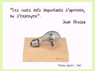 CAMINS DE JOAN BROSSA | PPTX