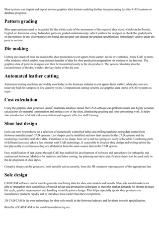 Cam in the_footwear_industry | PDF