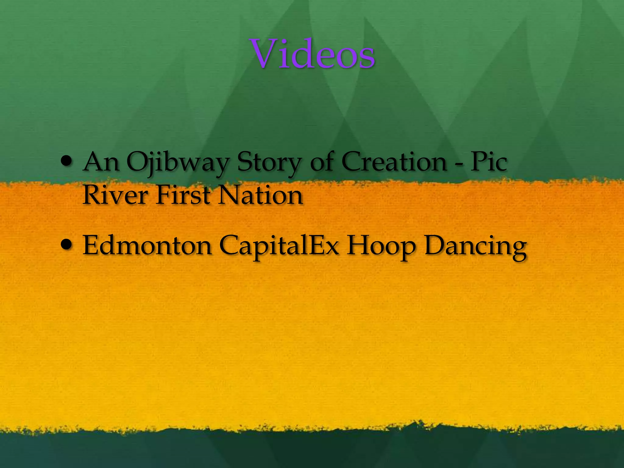 First Nations Traditions | PPTX
