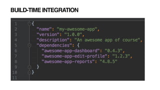 Cam Jackson- Evolving Web Applications Using Micro Frontends (Evolution) | PPT