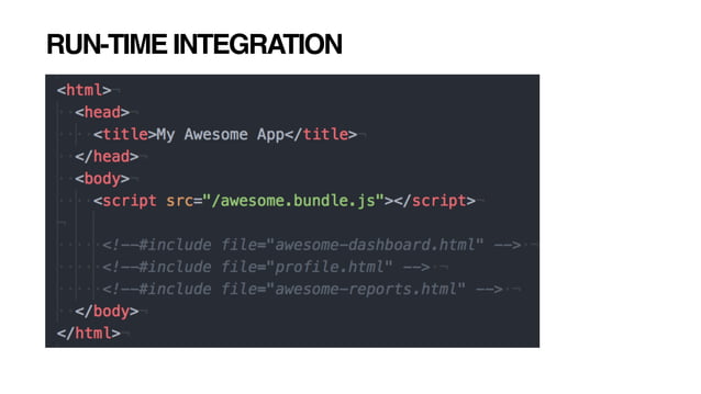 Cam Jackson- Evolving Web Applications Using Micro Frontends (Evolution) | PPT