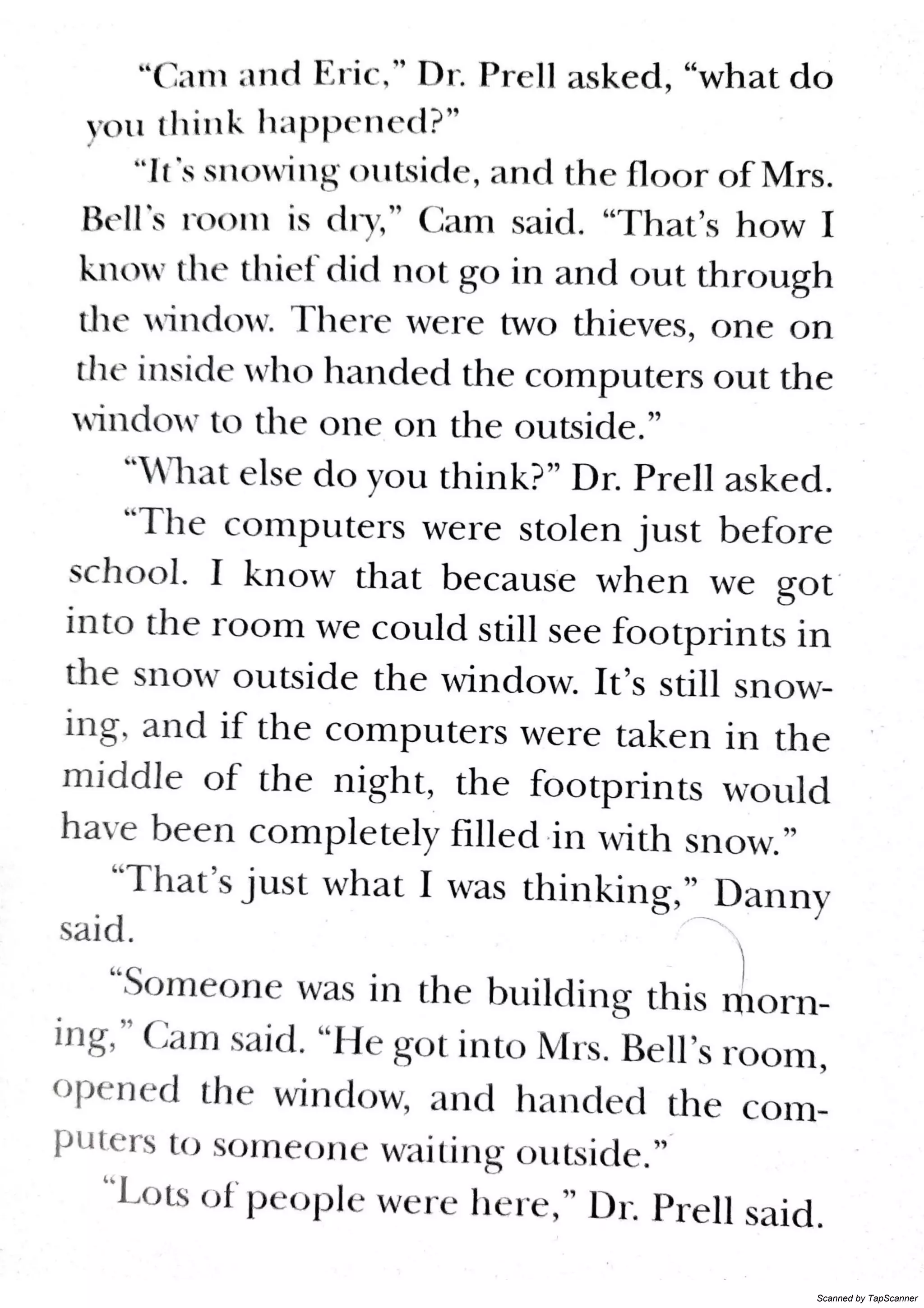 Cam jansen and the snowy day mystery | PDF