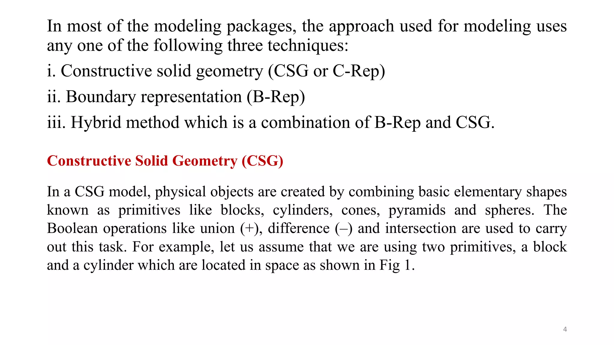 Solid Modeling Schemes Cam Pdf 3 D Graphics Computer Software And Applications