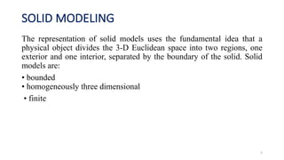 Solid Modeling Schemes CAM | PDF