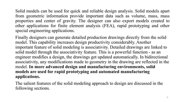 Solid Modeling Schemes Cam Ppt