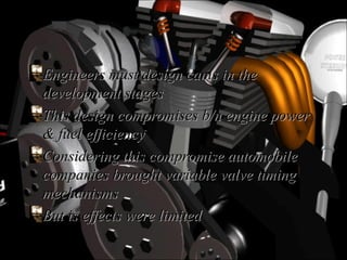 Camless engines | PPT