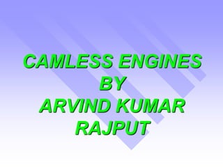 Camless engines | PPT