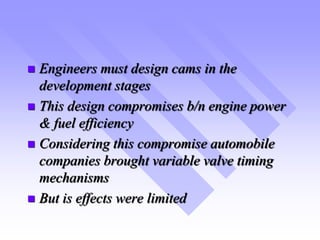 Camless engines | PPT