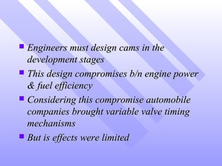 Camless engines | PPT
