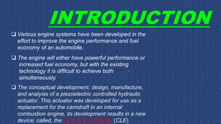 Koenigsegg cam-less engine | PPTX